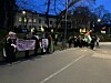 Slagord vid israeliska ljusinstallationen på Kulturnatt Stockholm – Dagen